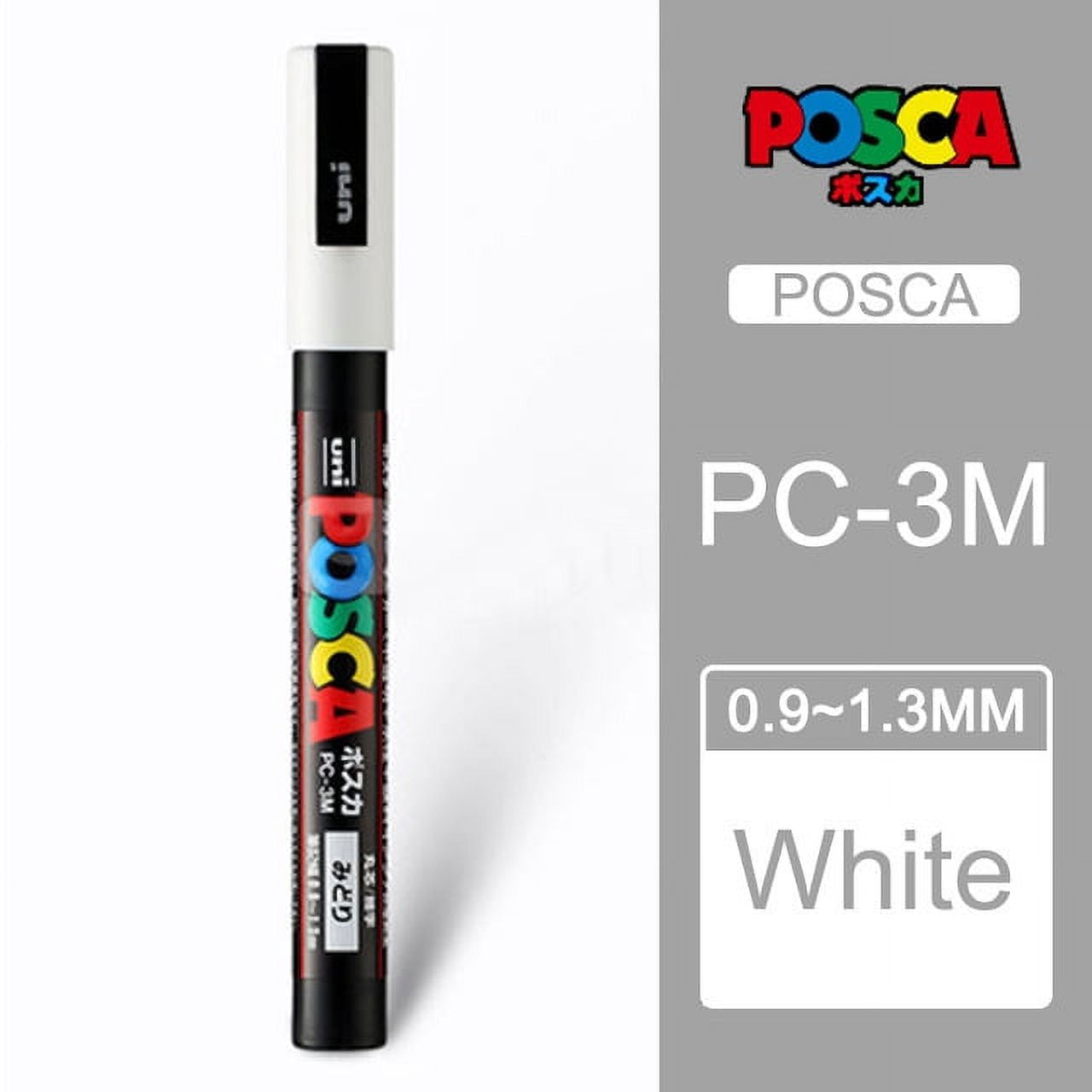 Posca Marker Pen Gold Silver Black White POP Poster Water-based ...
