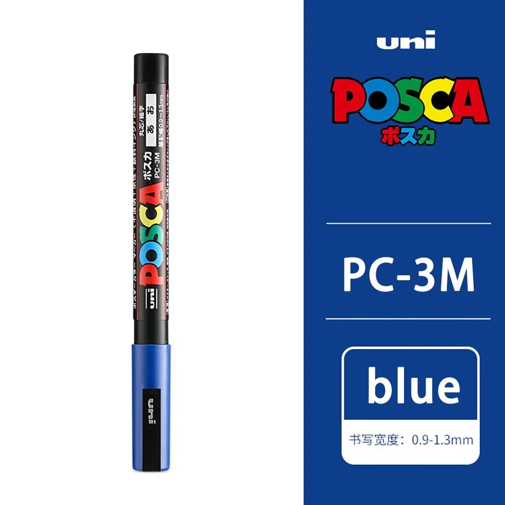 Posca Markers PC-3M Waterproof DIY Graffiti Manga Cards Posters Rock ...
