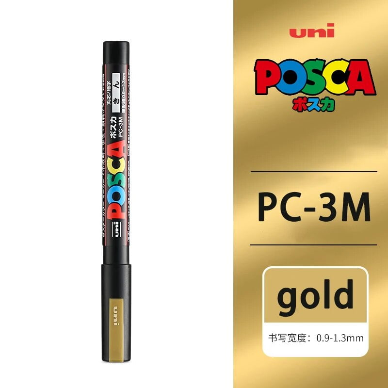 Posca Markers PC-3M Waterproof DIY Graffiti Manga Cards Posters Rock ...