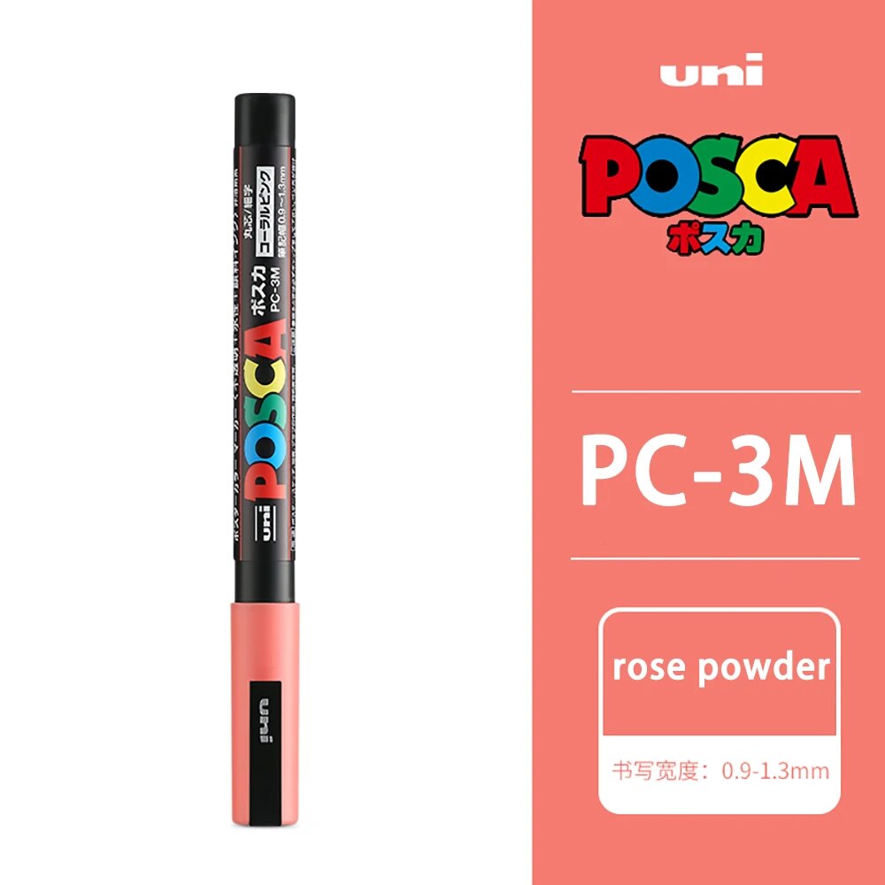 Posca Markers PC-3M Waterproof DIY Graffiti Manga Cards Posters Rock ...