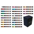 POSCA Paint Marker Pen Fine Point 24 Colors Set, 0.9mm-1.3mm ...