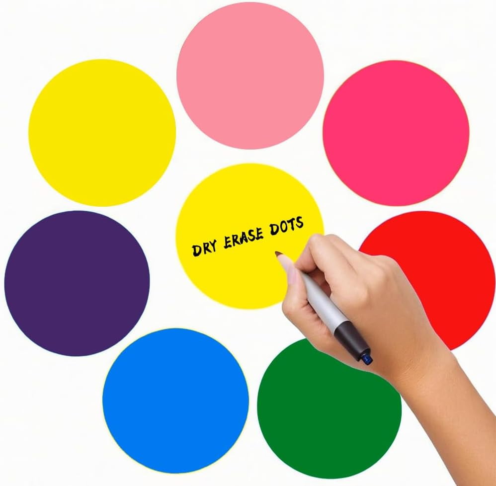 Poscoverge 6 Inch Floor Stickers for Classroom, 32 PCS Multicolor Line ...