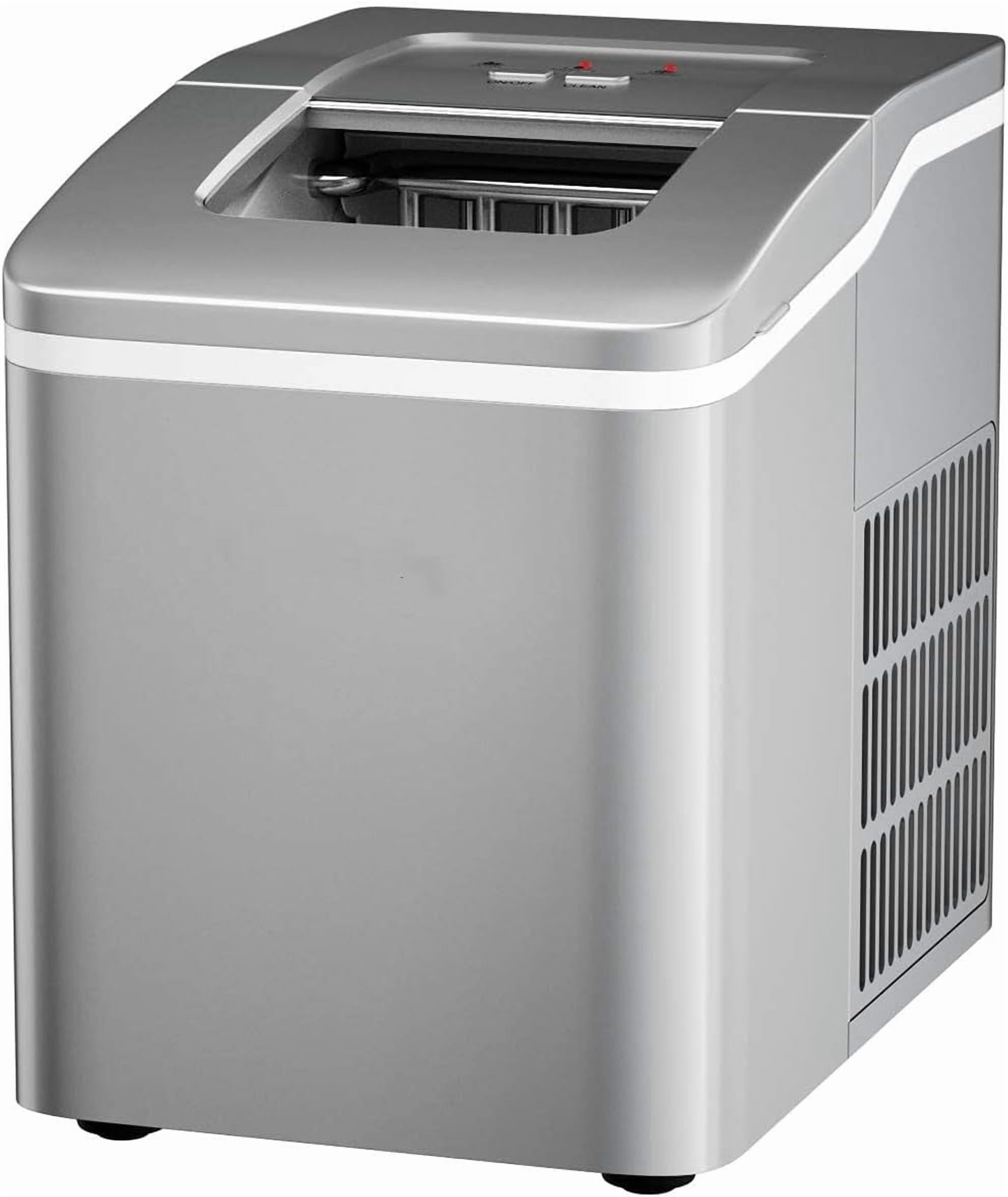 Posdutti Ice Maker Machine for Countertop, Bullet-Shaped Ice Cubes ...