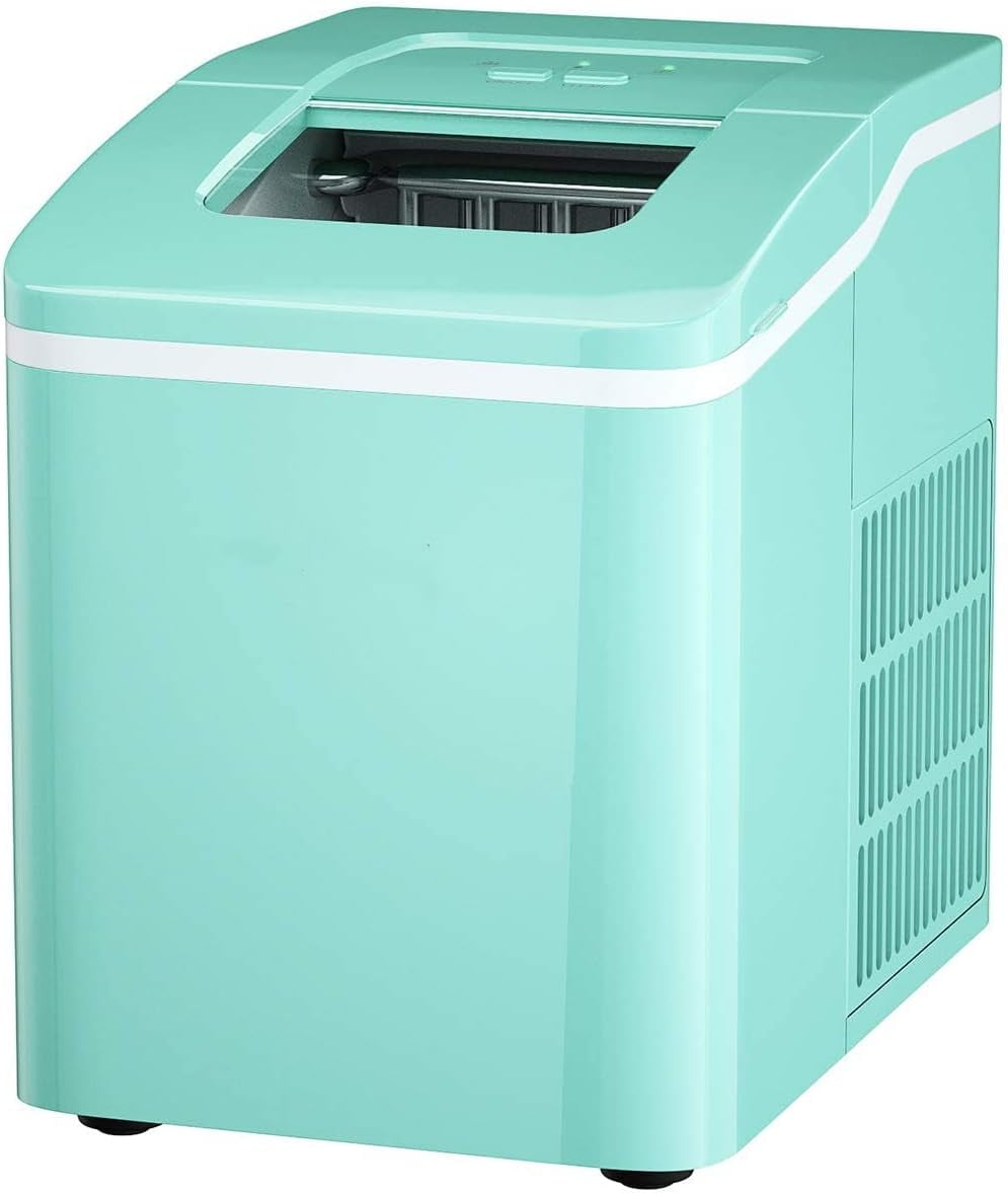 Posdutti Ice Maker Machine for Countertop, Bullet-Shaped Ice Cubes ...