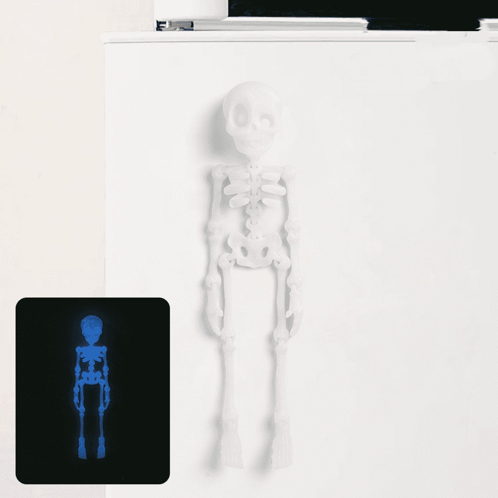 Poseable Skeleton Figurine with Movable Joints Halloween Skeleton ...