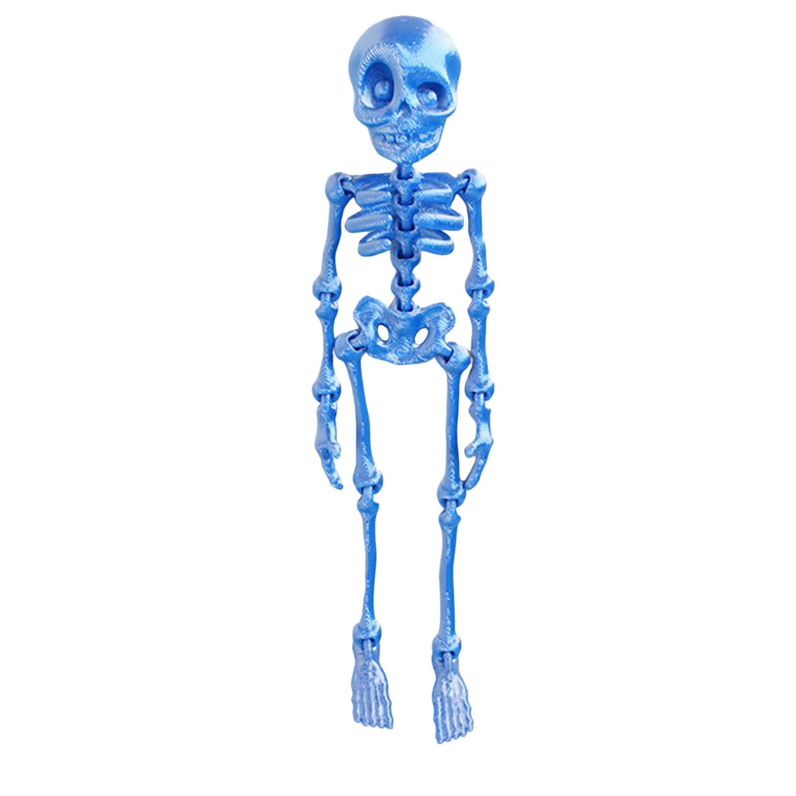 Poseable Skeleton Fridge Magnet, 3D Printed Articulated Skeleton, Mini ...