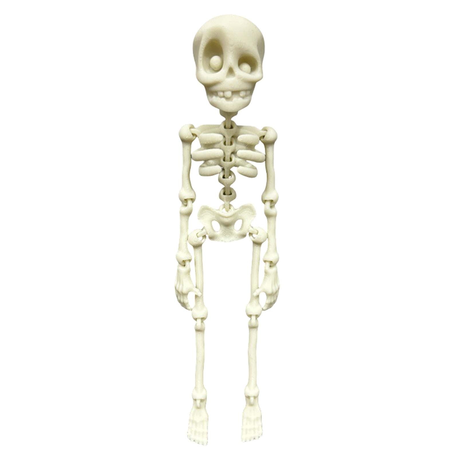 Poseable Skeleton Fridge , 3D Printed Mini Goth Human Skeletons with ...