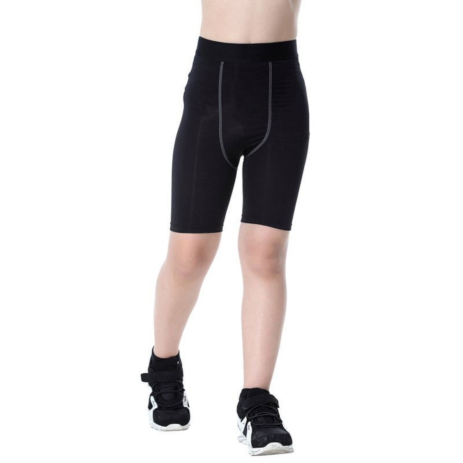 Poseca Kids Boys Compression Sports Pants Tight Shorts - Walmart.com