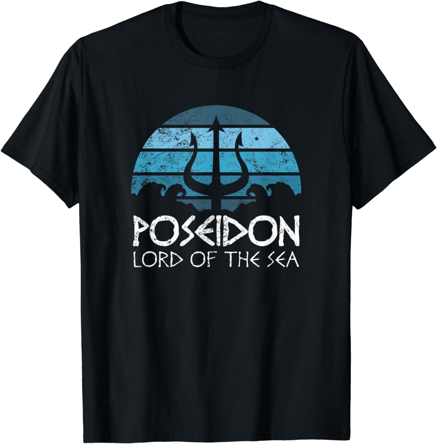 Poseidon Trident T Shirt Greek Gods Lord Of The Sea - Walmart.com
