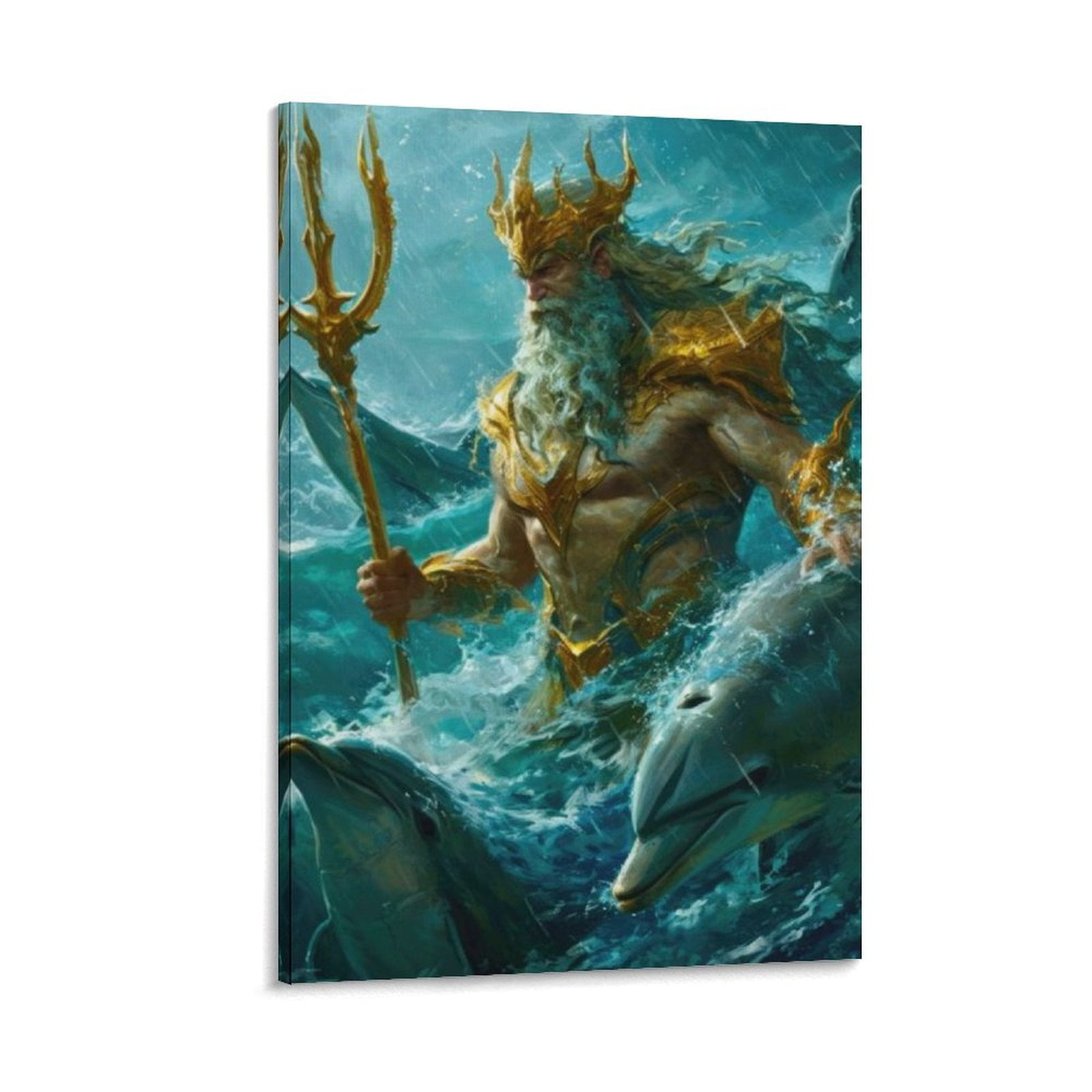 Poseidon from Greek Myth Poster Artworks Picture Print Poster Wall Art ...