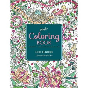 Posh Coloring Books: Posh Adult Coloring Book: Inspired by Nature ...