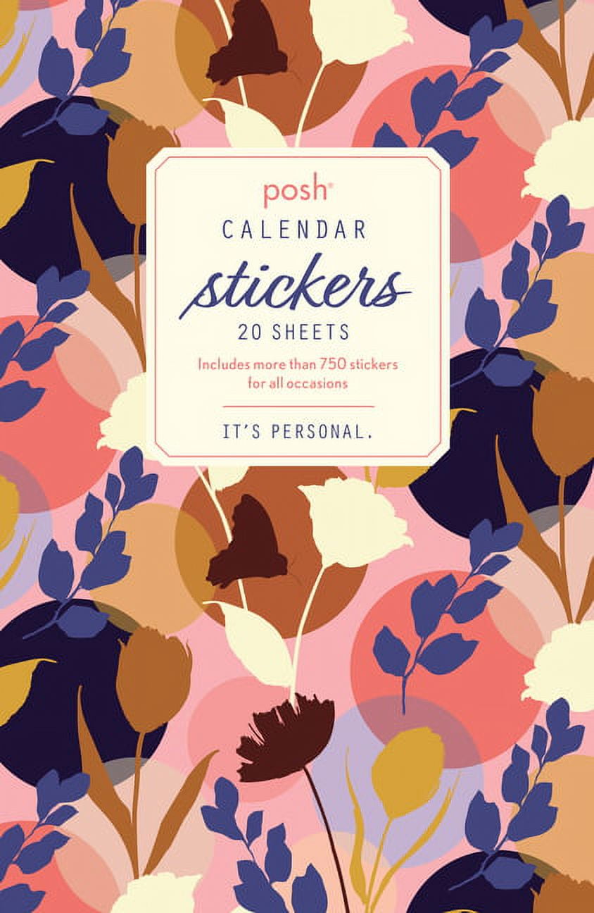 Posh: Calendar Stickers, (Paperback) - Walmart.com