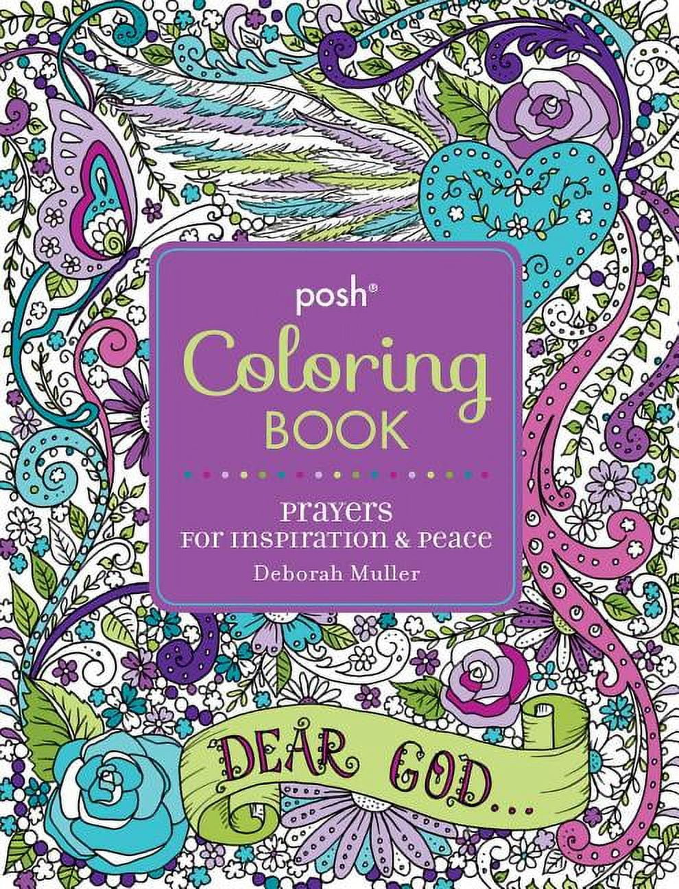 Posh Coloring Books Posh Adult Coloring Book: Prayers for Inspiration ...