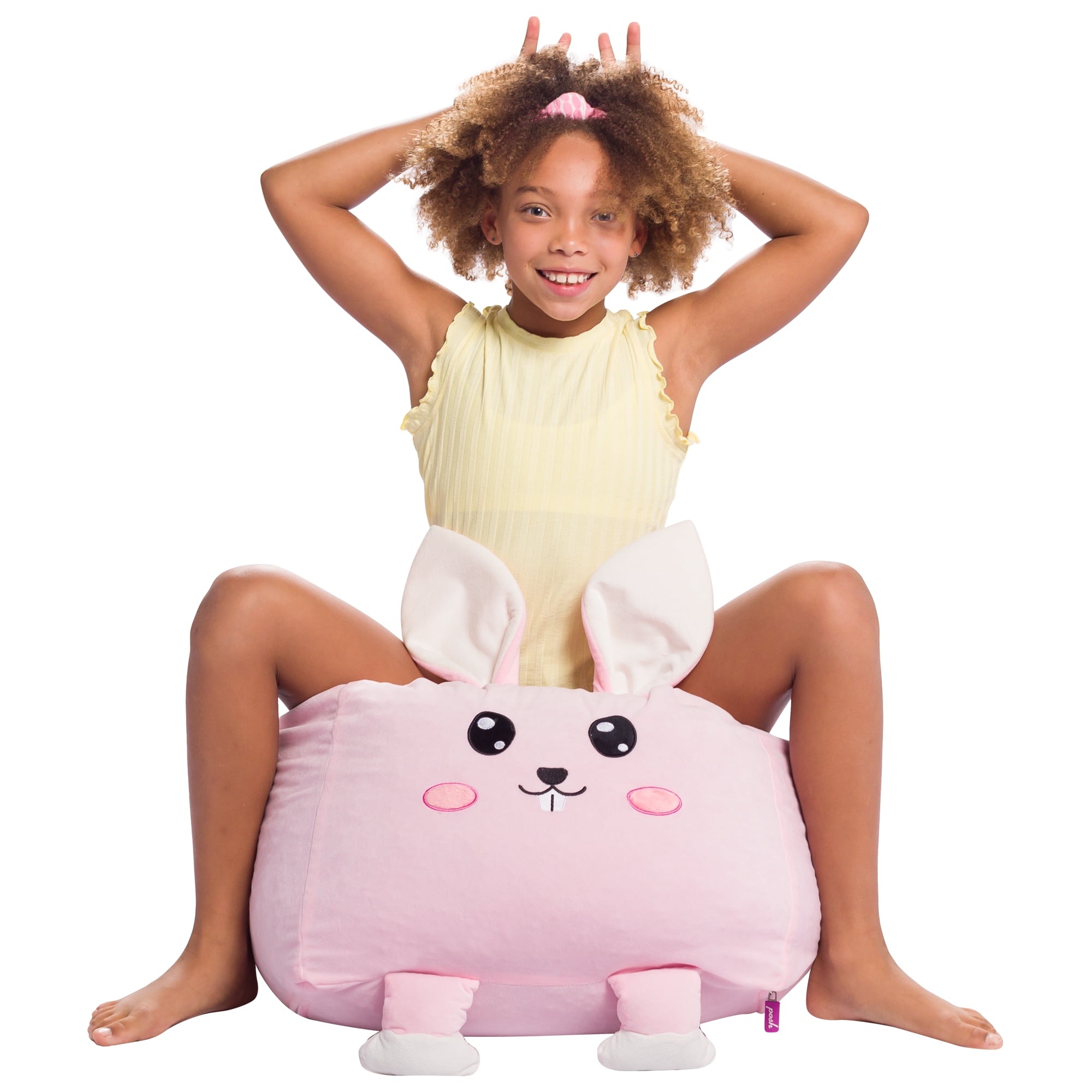 Free Shipping! Posh Creations Plush Kids Bean Bag Chair, Velvety Soft ...