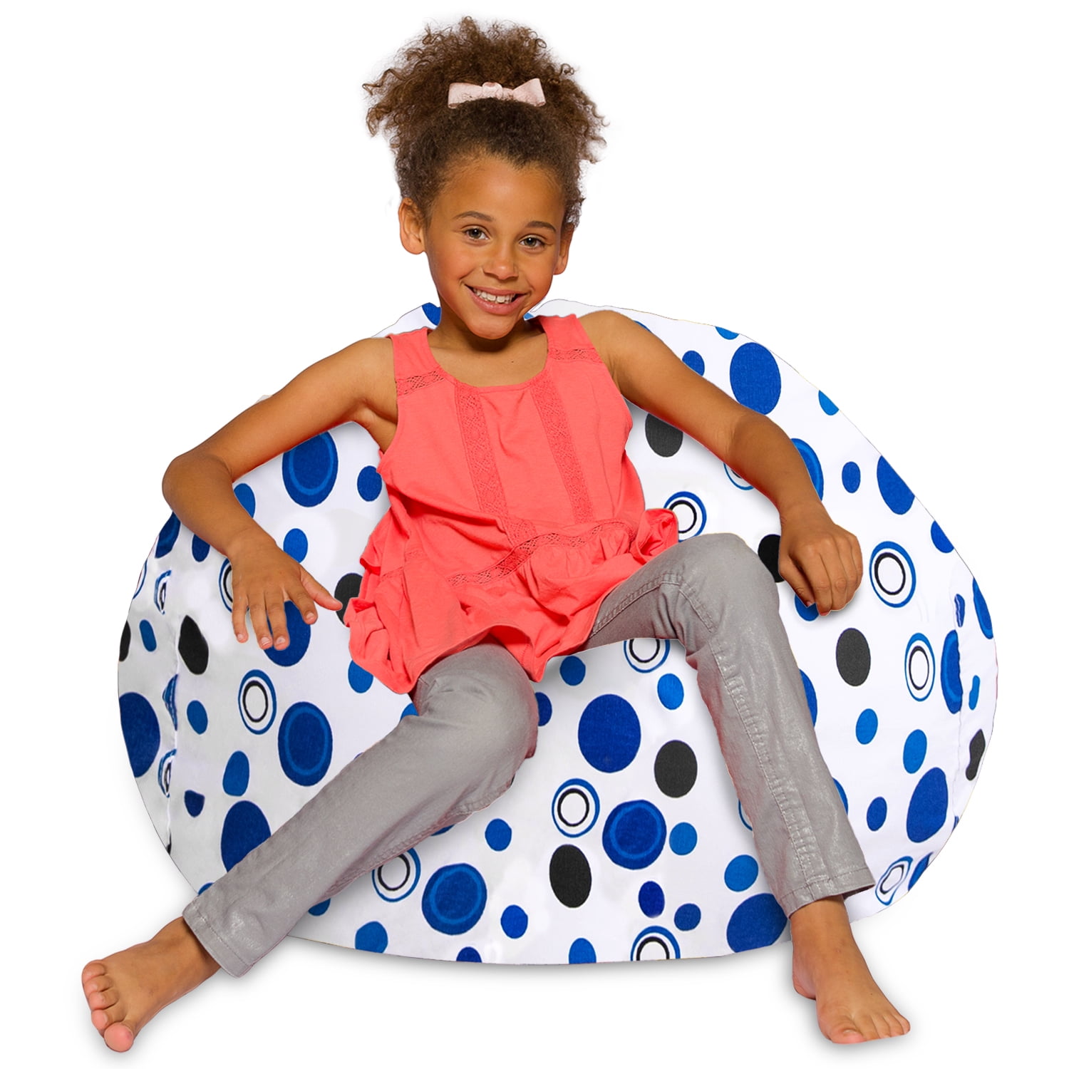 Posh Creations Bean Bag Chair, Soft Lounger, Canvas, Kids, 3 ft ...