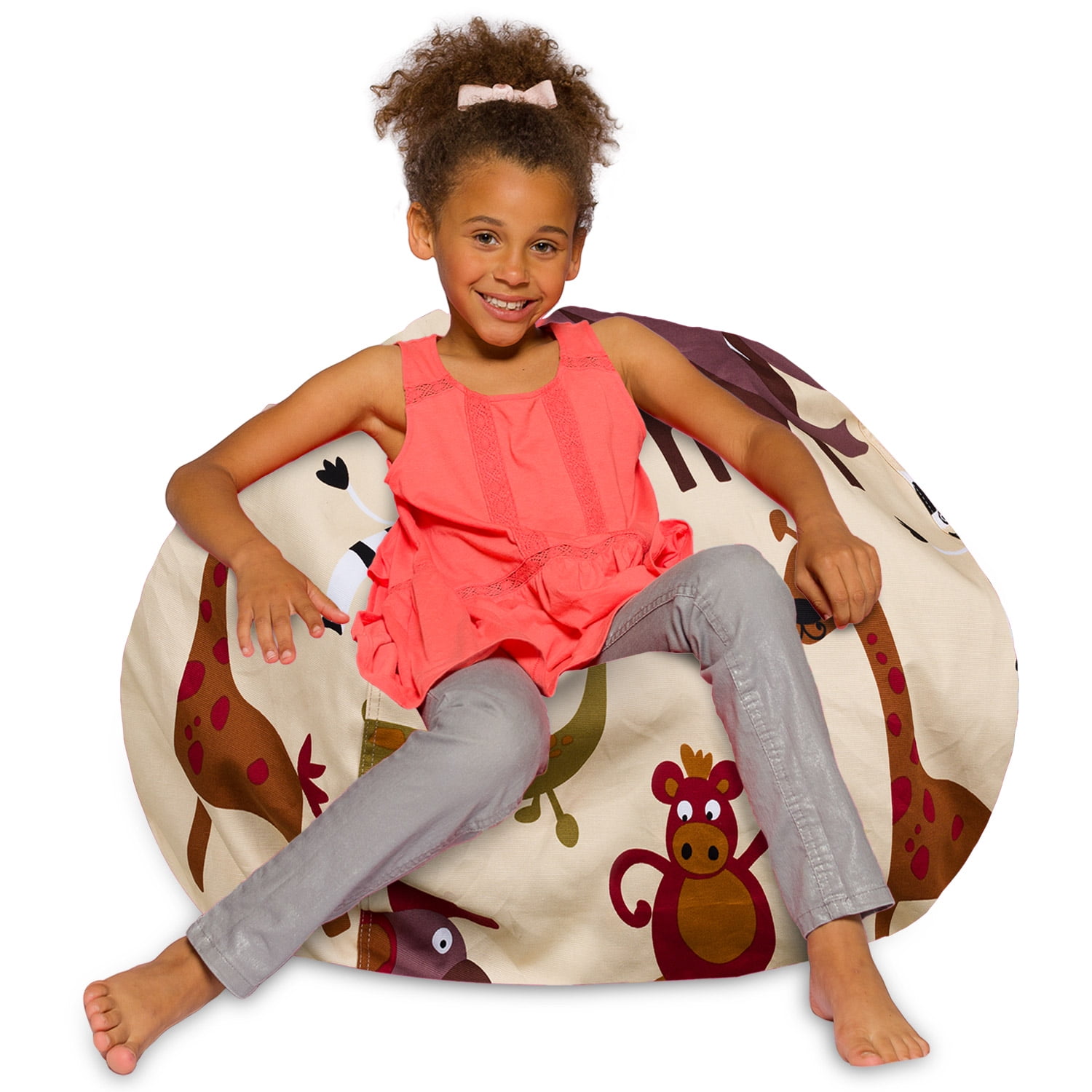 Posh Creations Bean Bag Chair, Soft Lounger, for Kids, Canvas, 3 ft ...