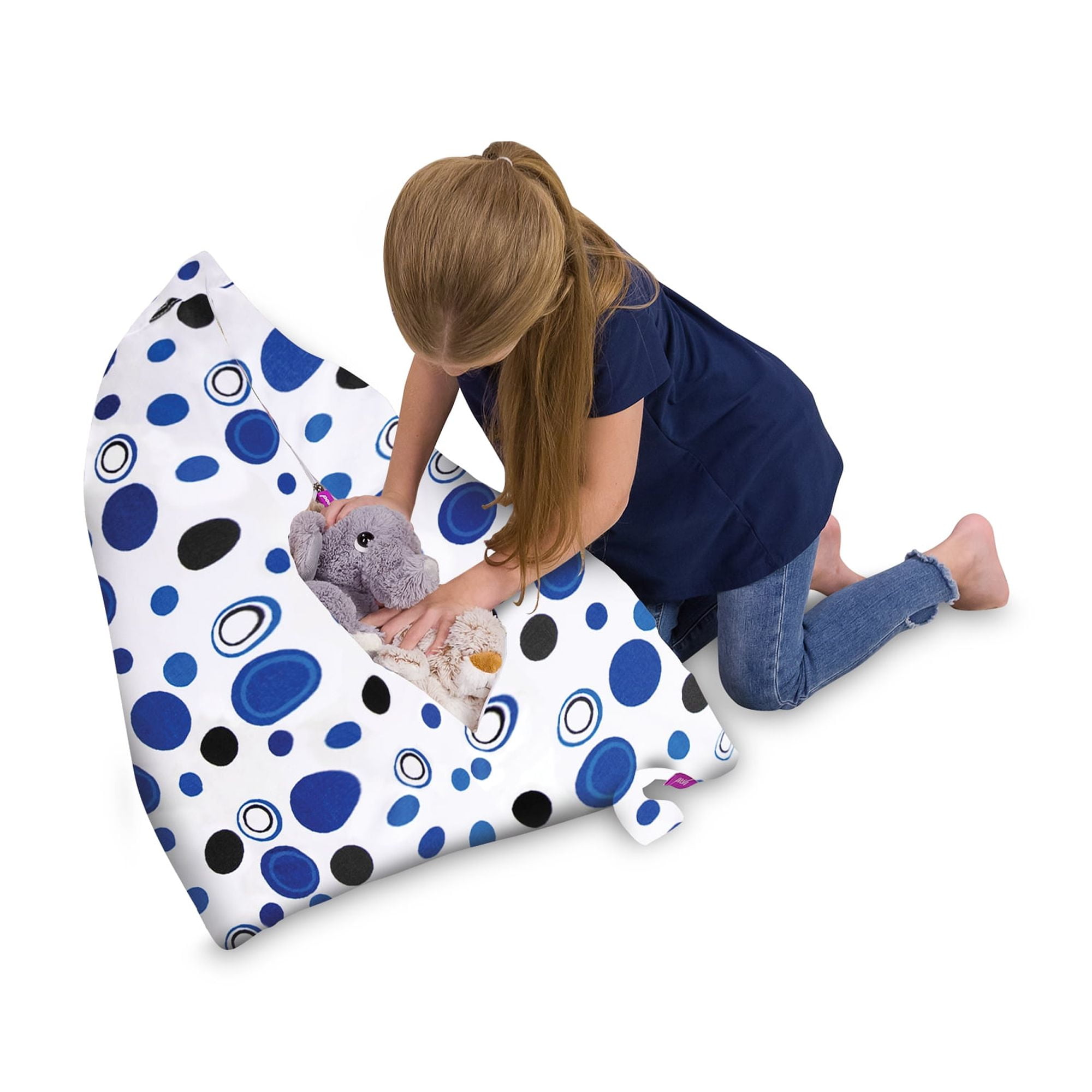 Posh Creations Bean Bag Stuffable Cover Only - Toy Organizer, Canvas ...