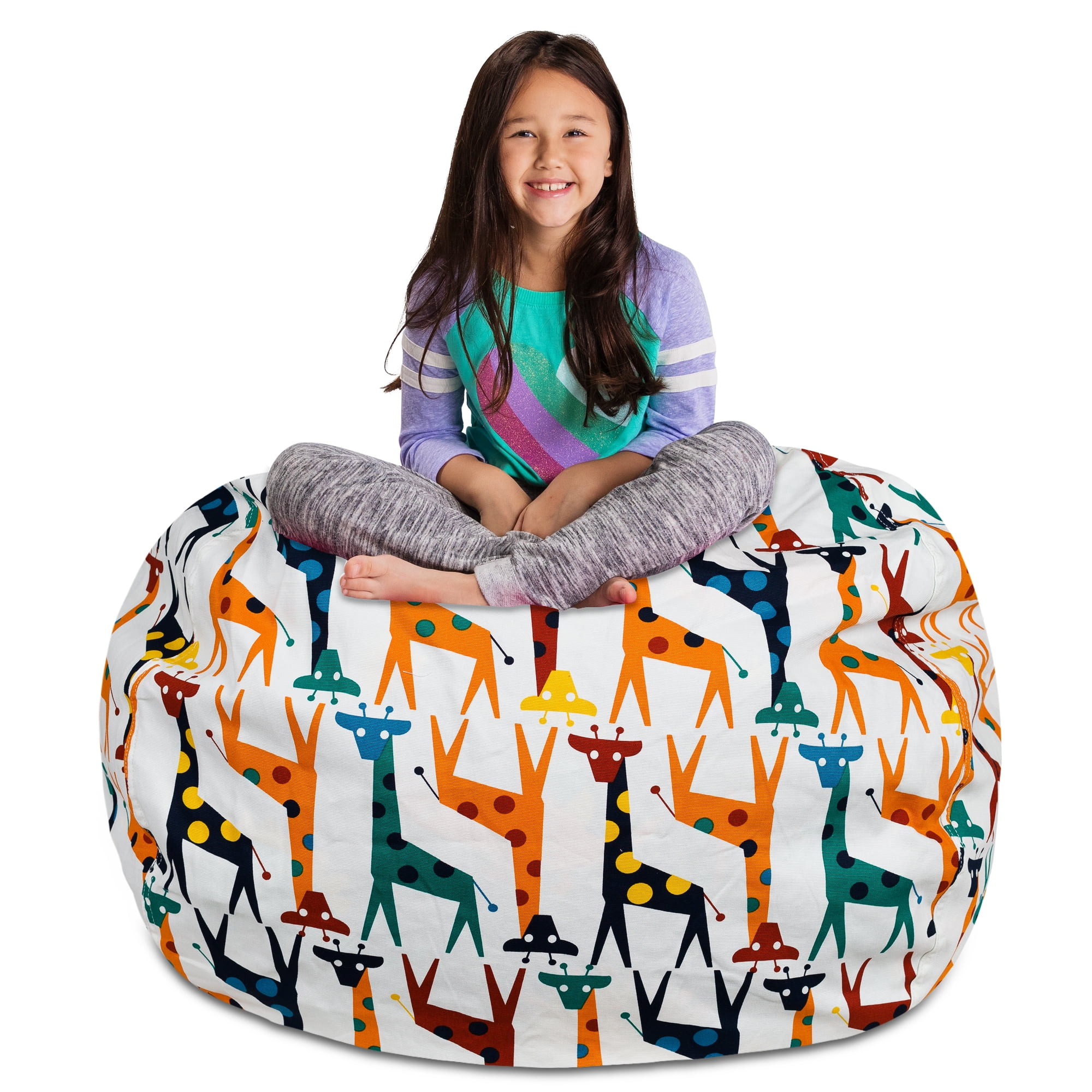 Posh Creations Bean Bag Stuffable Cover Only-for Toys,Canvas,Kids, 4 ft ...