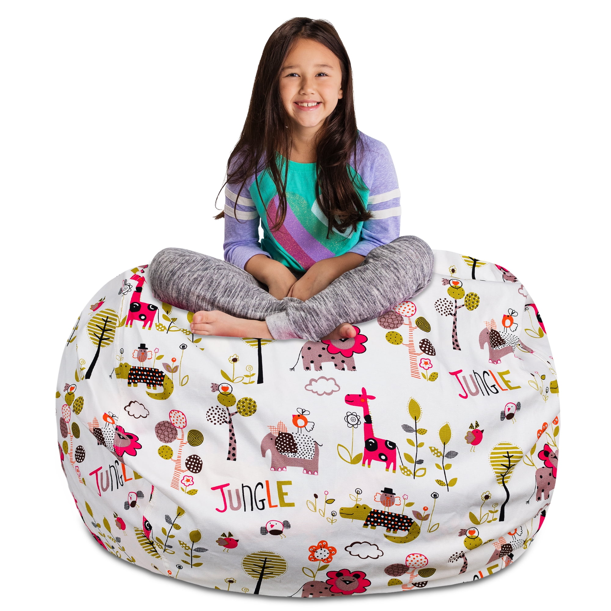 Posh Creations Bean Bag Stuffable Cover - Toy Organizer, Soft Cover ...
