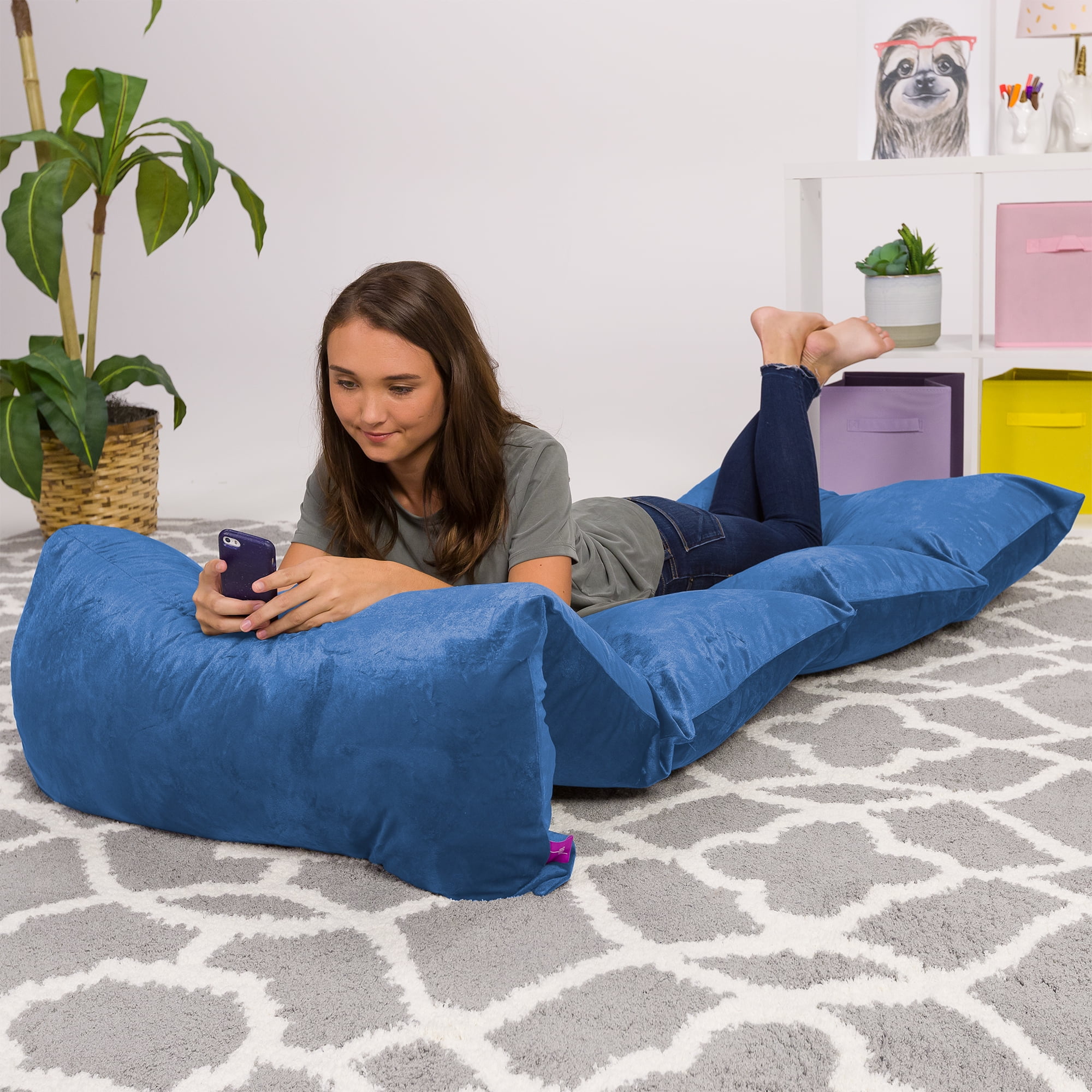 Posh Creations Kids Floor Pillow Cover - Premium Cushion and Lounger ...