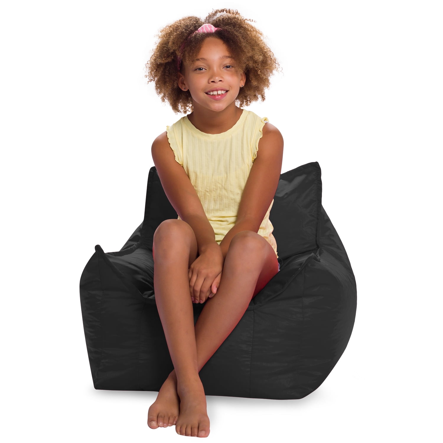 Posh Creations Newport Bean Bag Chair, Bead Filled Comfy Seat, Kids ...