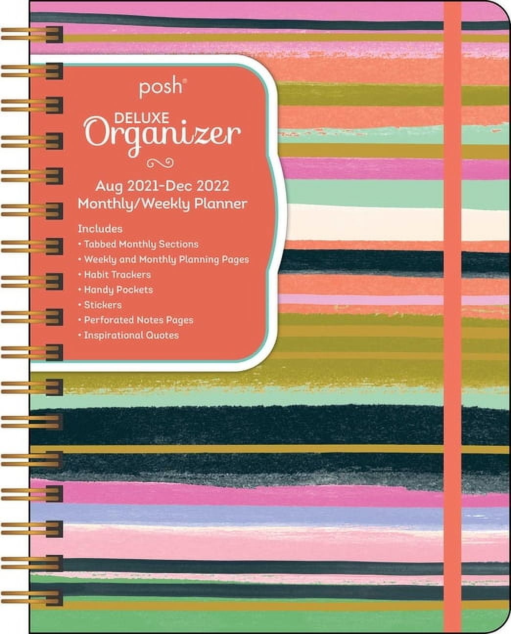 Posh: Deluxe Organizer 17-Month 2021-2022 Monthly/Weekly Planner ...