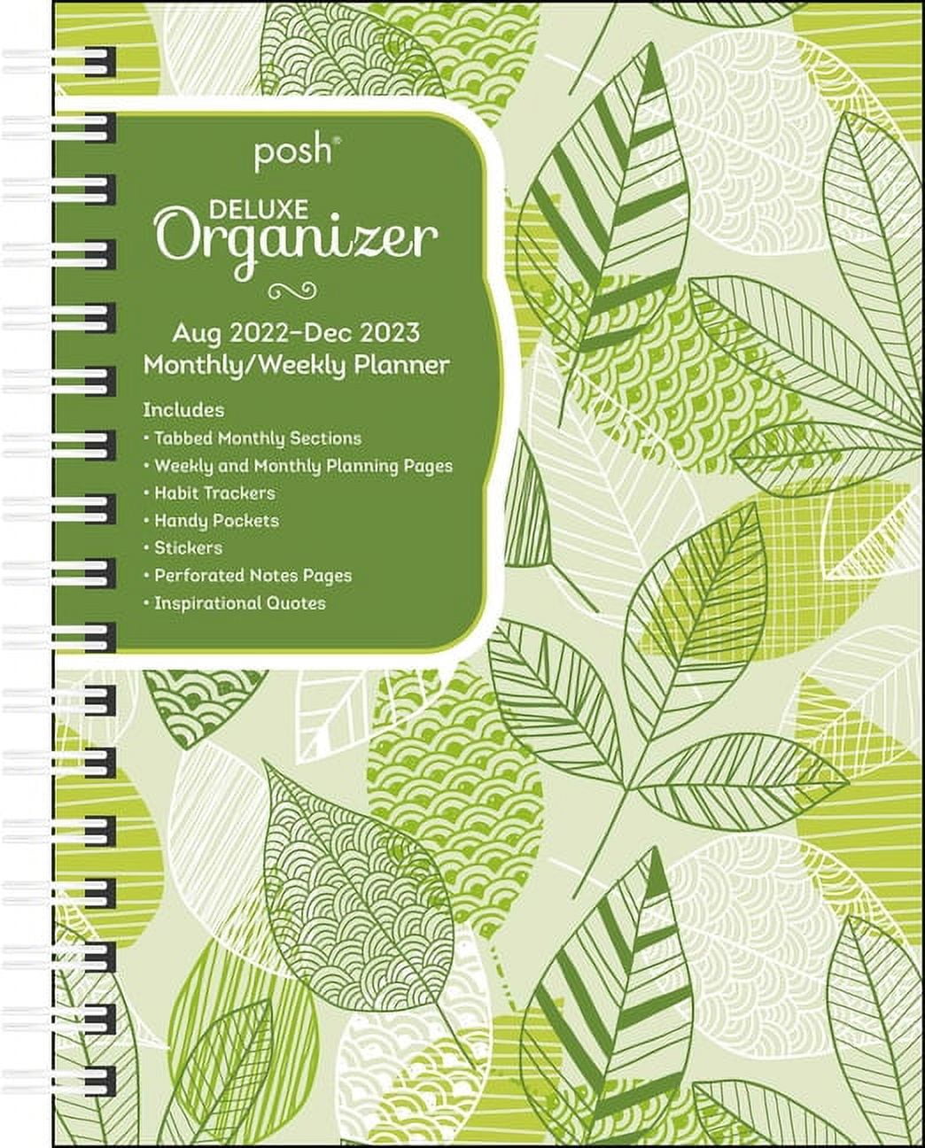 Posh: Deluxe Organizer 17-Month 2022-2023 Monthly/Weekly Softcover ...