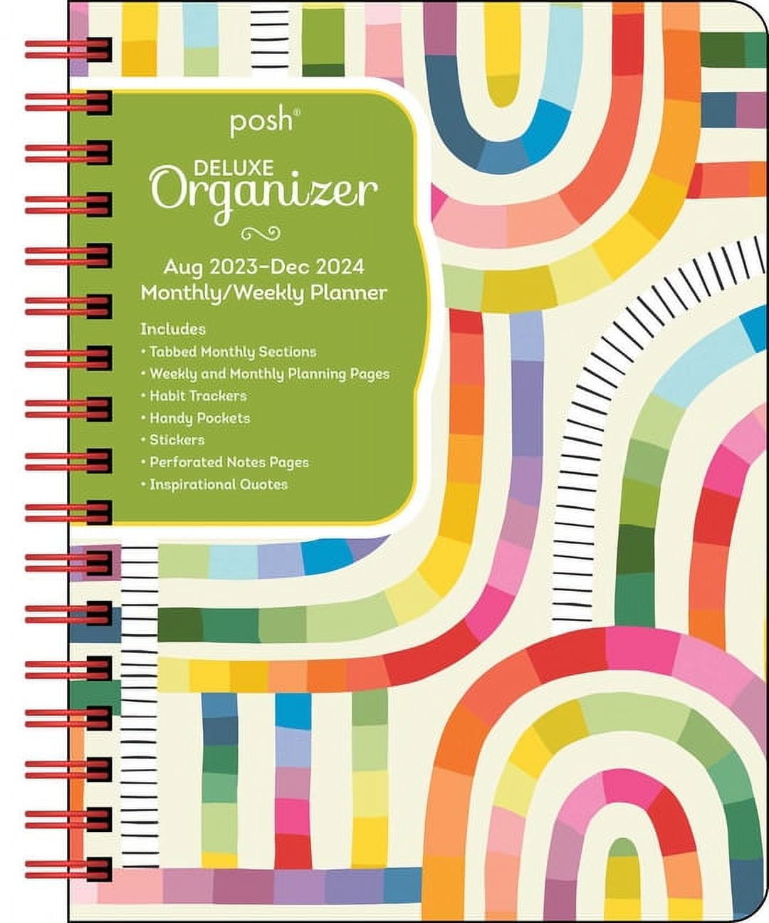 Posh: Deluxe Organizer 17-Month 2023-2024 Monthly/Weekly Hardcover ...