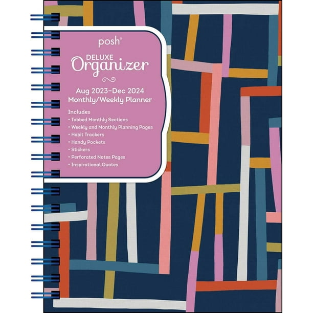 Posh: Deluxe Organizer 17-Month 2023-2024 Monthly/Weekly Softcover ...