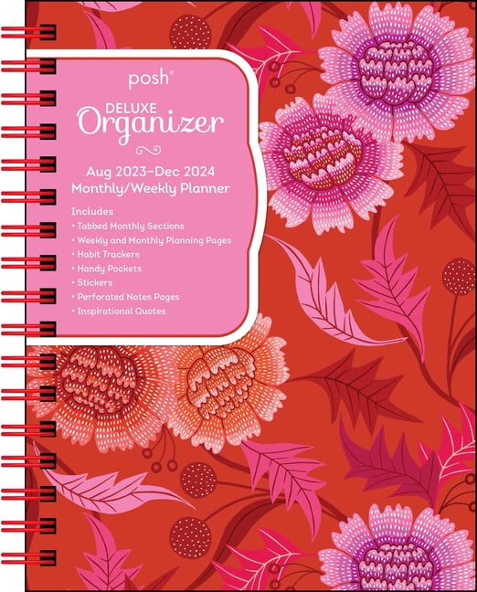 Posh: Deluxe Organizer 17-Month 2023-2024 Monthly/Weekly Softcover ...