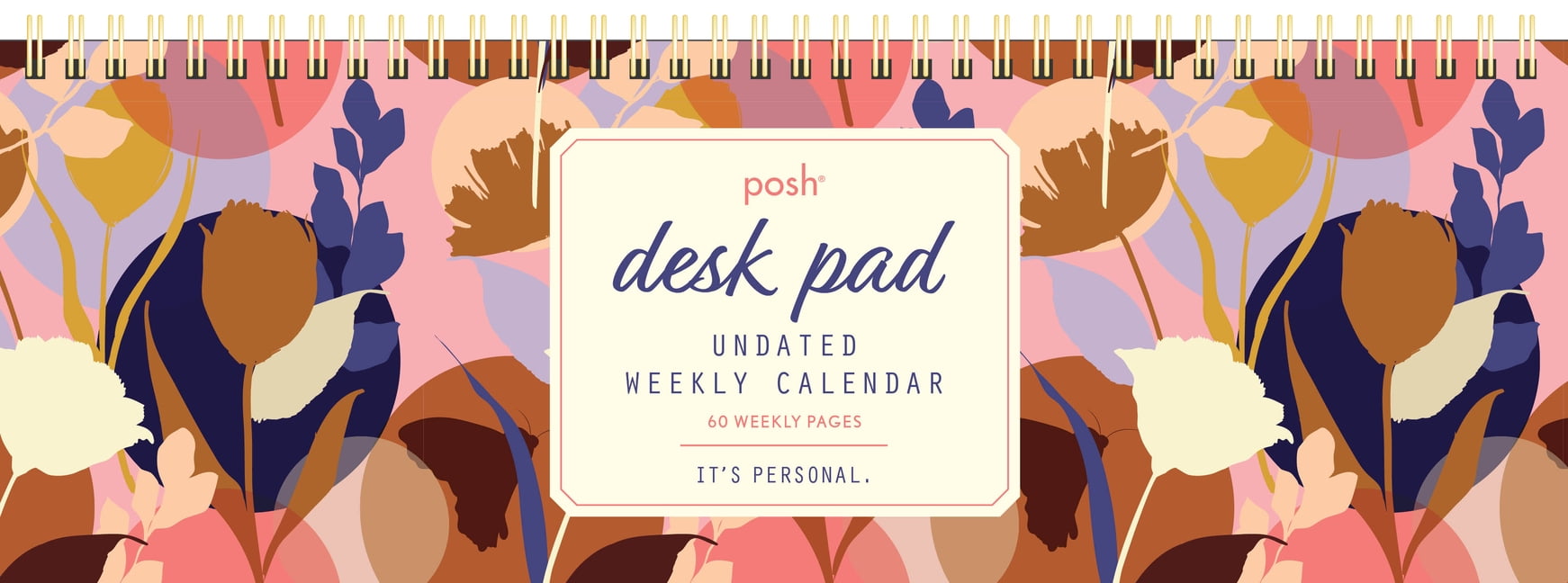 Posh: Desk Pad Undated Weekly Calendar (Other) - Walmart.com