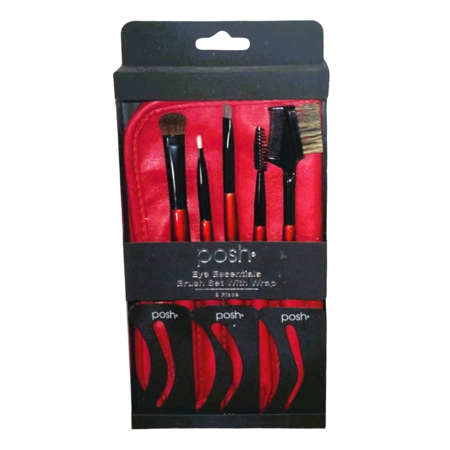 Posh Eye Essentials Brush Set with Wrap 9 Pieces - Walmart.com