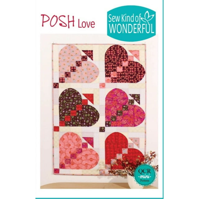 Posh Love Pattern 28"x42" Using Quick Curve Mini Ruler by Sew Kind of ...