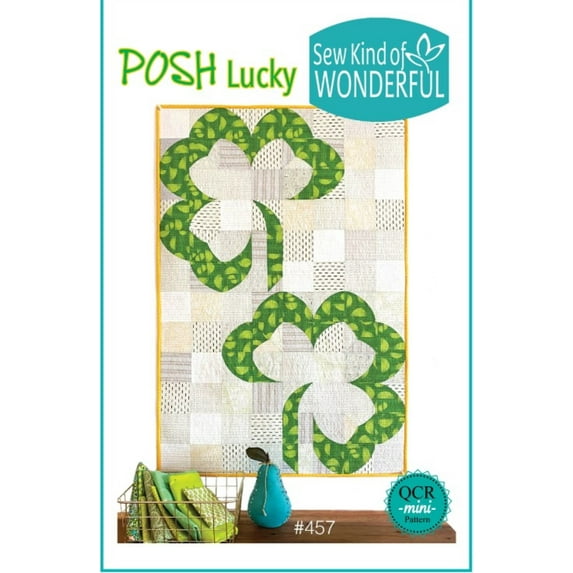Posh Lucky Pattern 28"x42" Using Quick Curve Mini Ruler by Sew Kind of ...