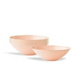Posh Setting [20 Pack - 16 oz.] Plastic Soup Bowls Disposable Pink/Gold ...