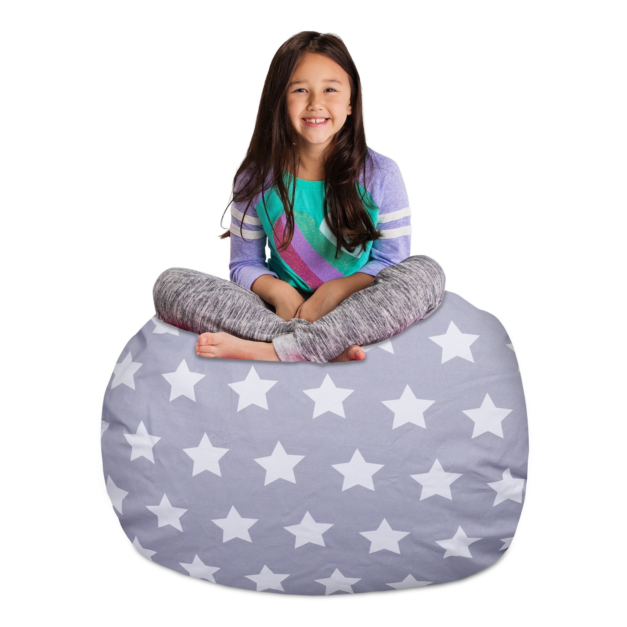 Posh Stuffables Kids Bean Bag Chair Cover Stuffed Animal Storage or Toy ...
