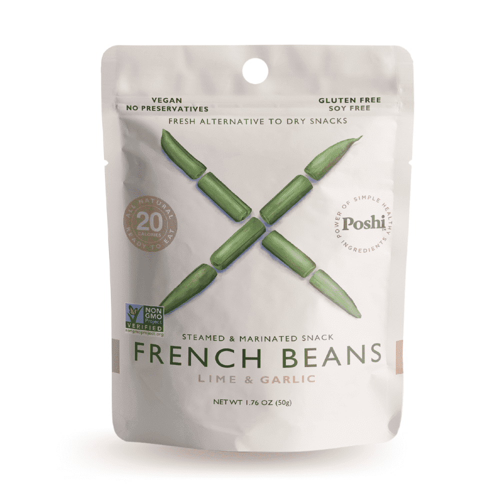 Poshi Steamed & Marinated French Bean Snack 1.76 oz Pack of 4 - Walmart.com