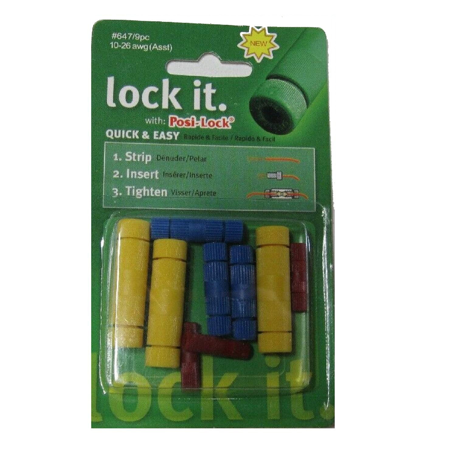 Posi-Lock® Assortment pack wire Connectors 10-24 AWG - Walmart.com