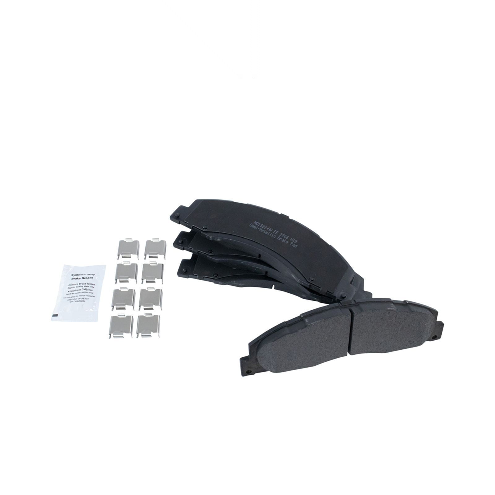 Posi Metallic Brake Pad Set Front Kit for Ford E150 for E250 for E350 ...