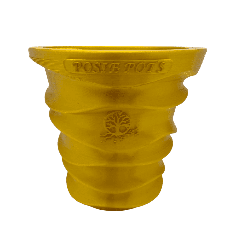 Posie Pot Gold Wave Self Watering Planter - Walmart.com