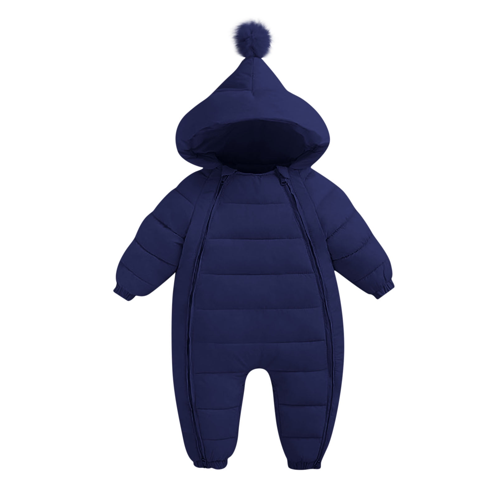 Posijego Baby Boy Girl Winter Snowsuit Coat Romper Toddler Hooded Zipper Quilted Jumpsuit Kids ...