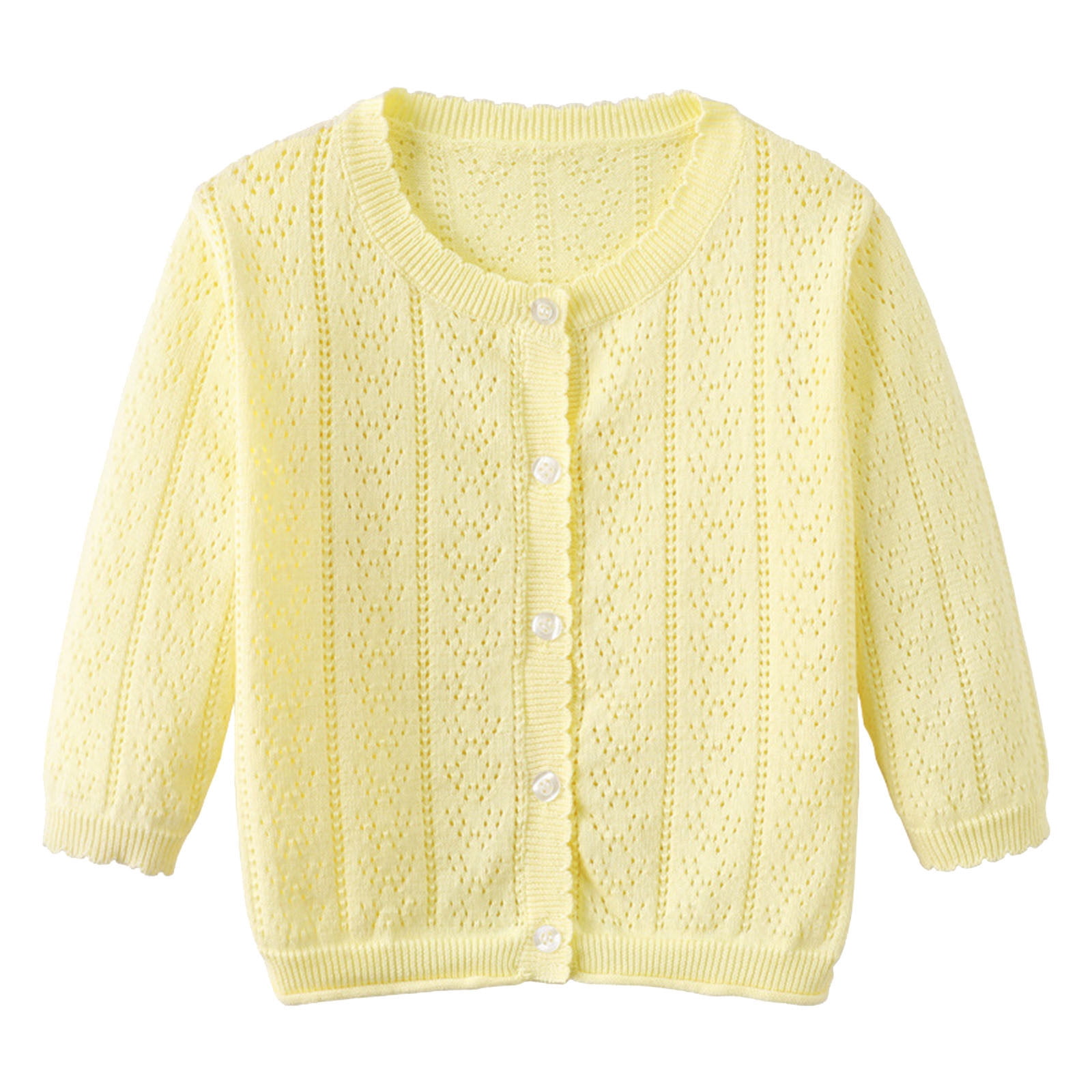 Posijego Girls Kids Cardigan Sweaters Long Sleeve Button down Knit ...