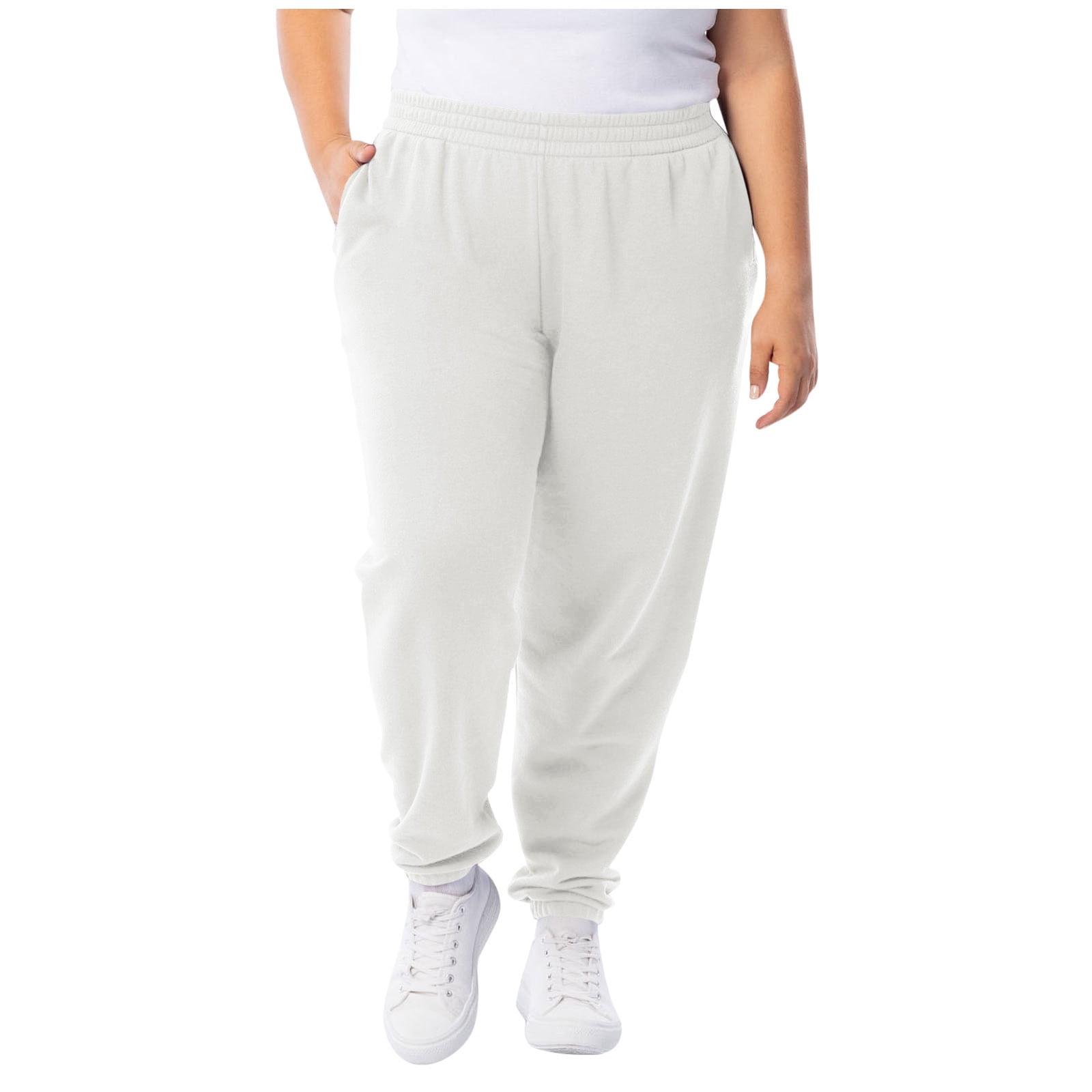 Posijego L-5XL Sweatpants for Women Plus Size Jogger Pants Elastic ...