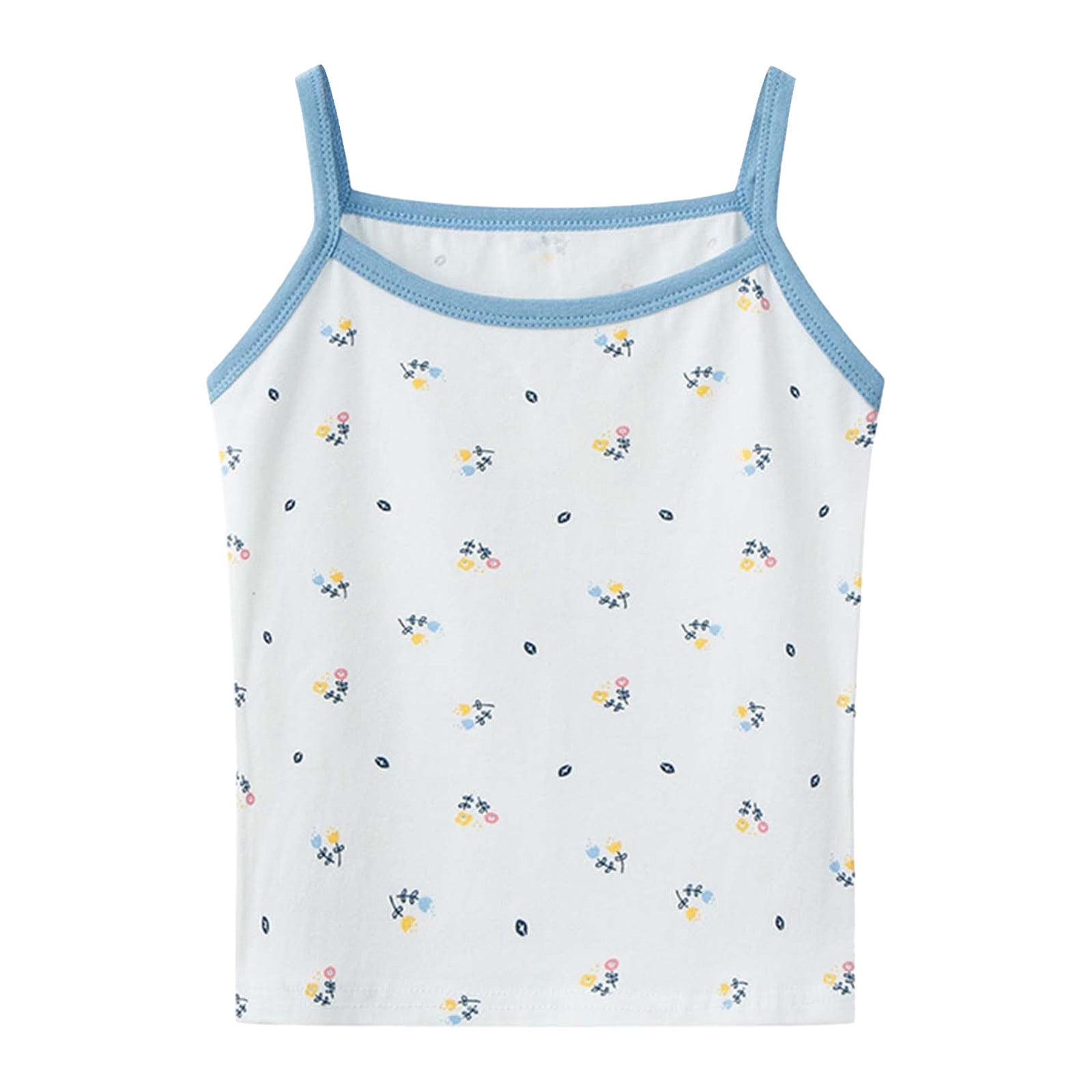 Posijego Little Girls Floral Camisole Tops Spaghetti Straps Tank Top ...