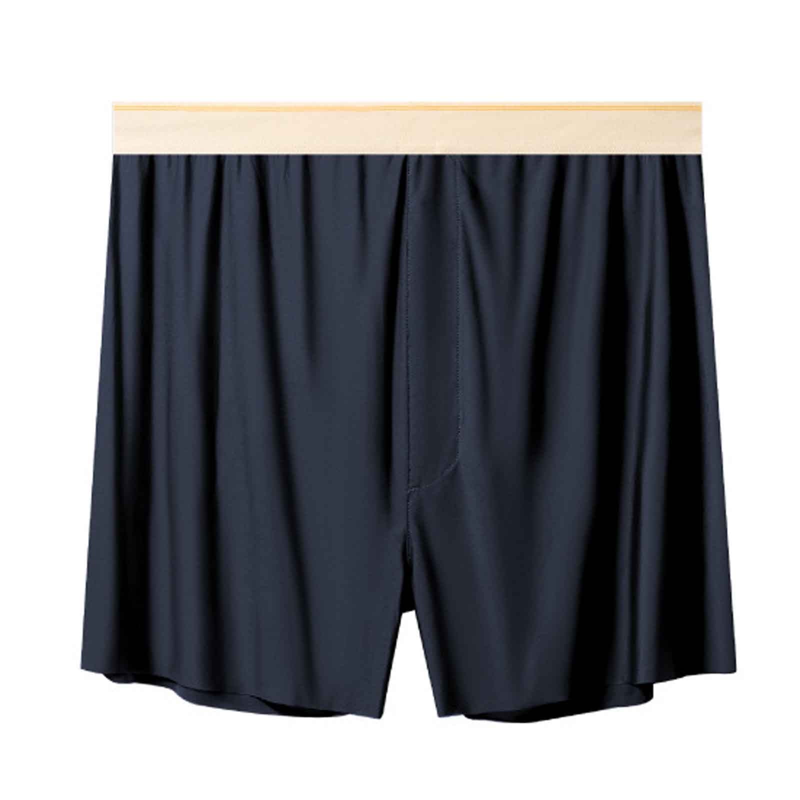 Posijego Men's Big and Tall Boxer Shorts Classic Loose Stretch ...