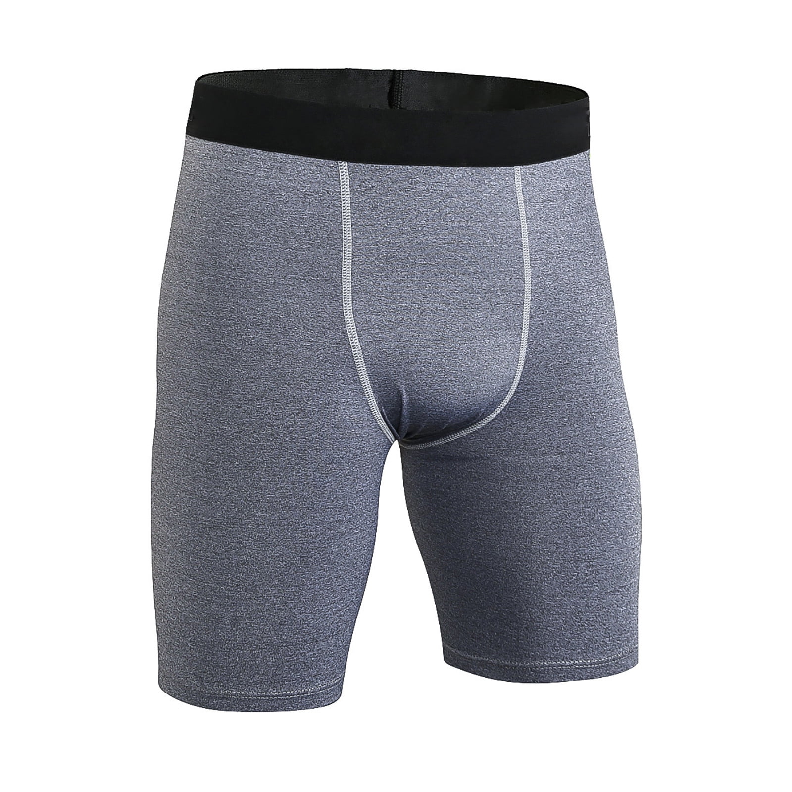 Posijego Men's Gym Biker Shorts Elastic Waist Sport Shorts Fitness ...