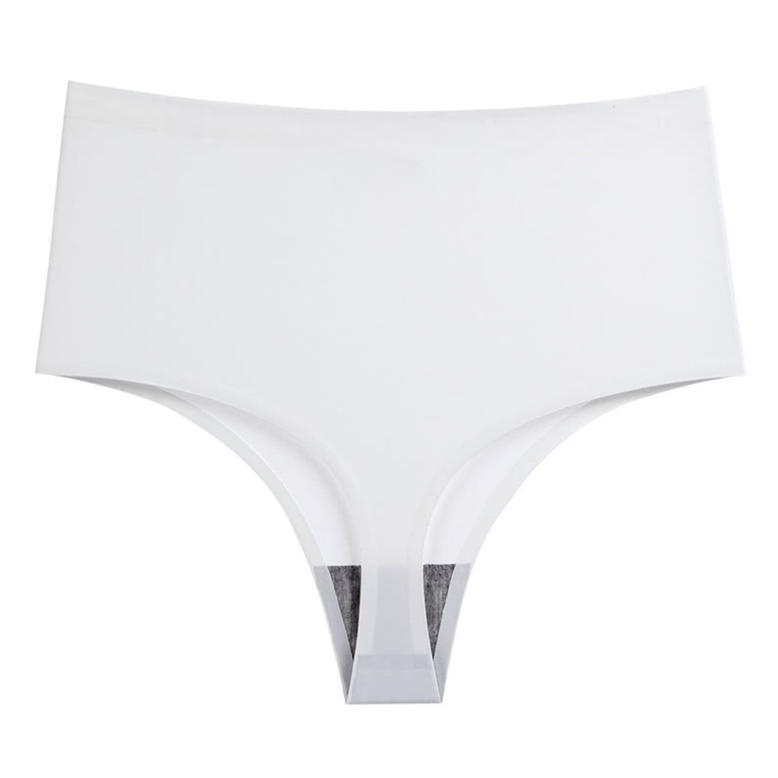 Posijego Plus Size Thongs Women High Waist No Show Thong Stretch ...