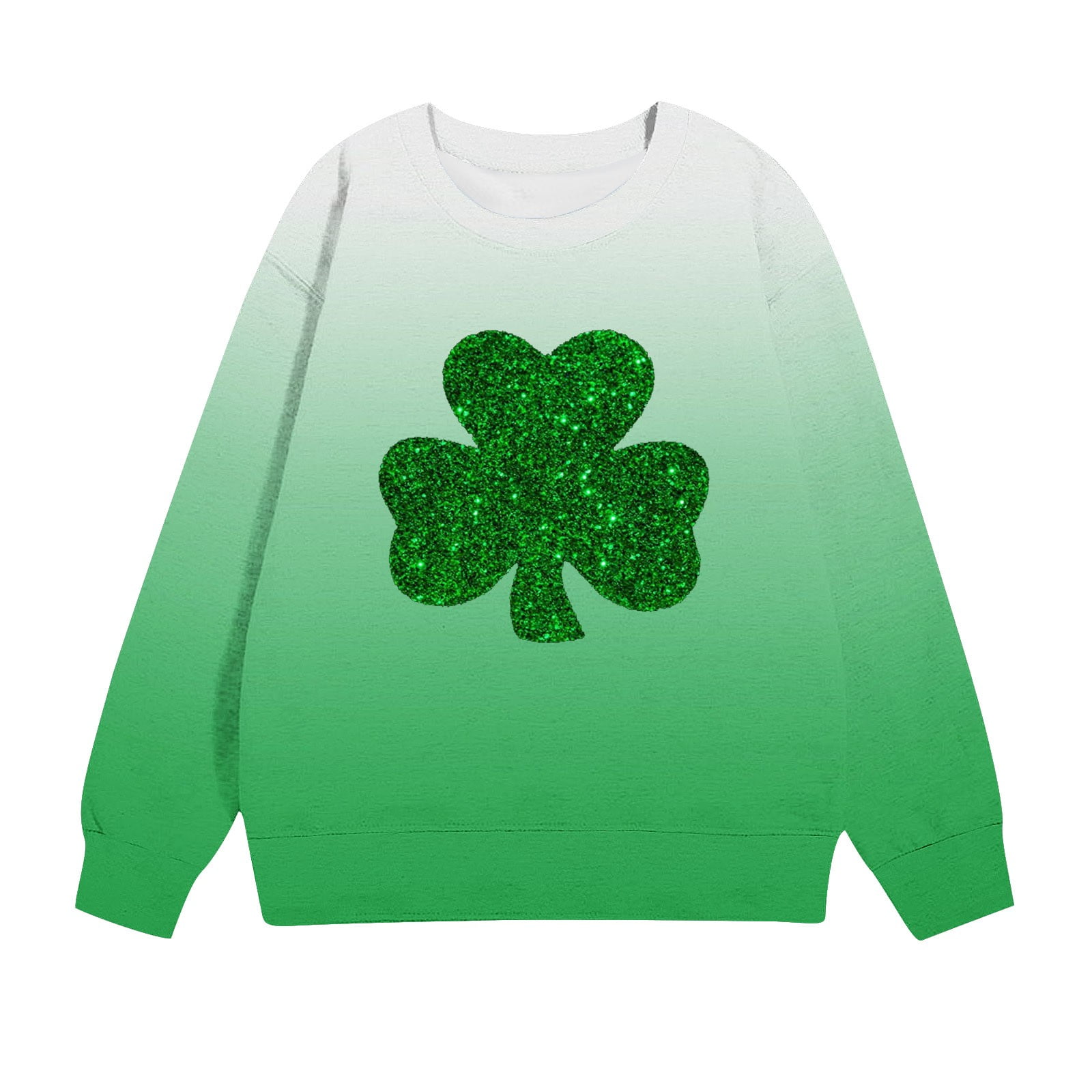 Posijego Unisex Toddler St Patrick's Day Sweatshirts Clover Print Long ...