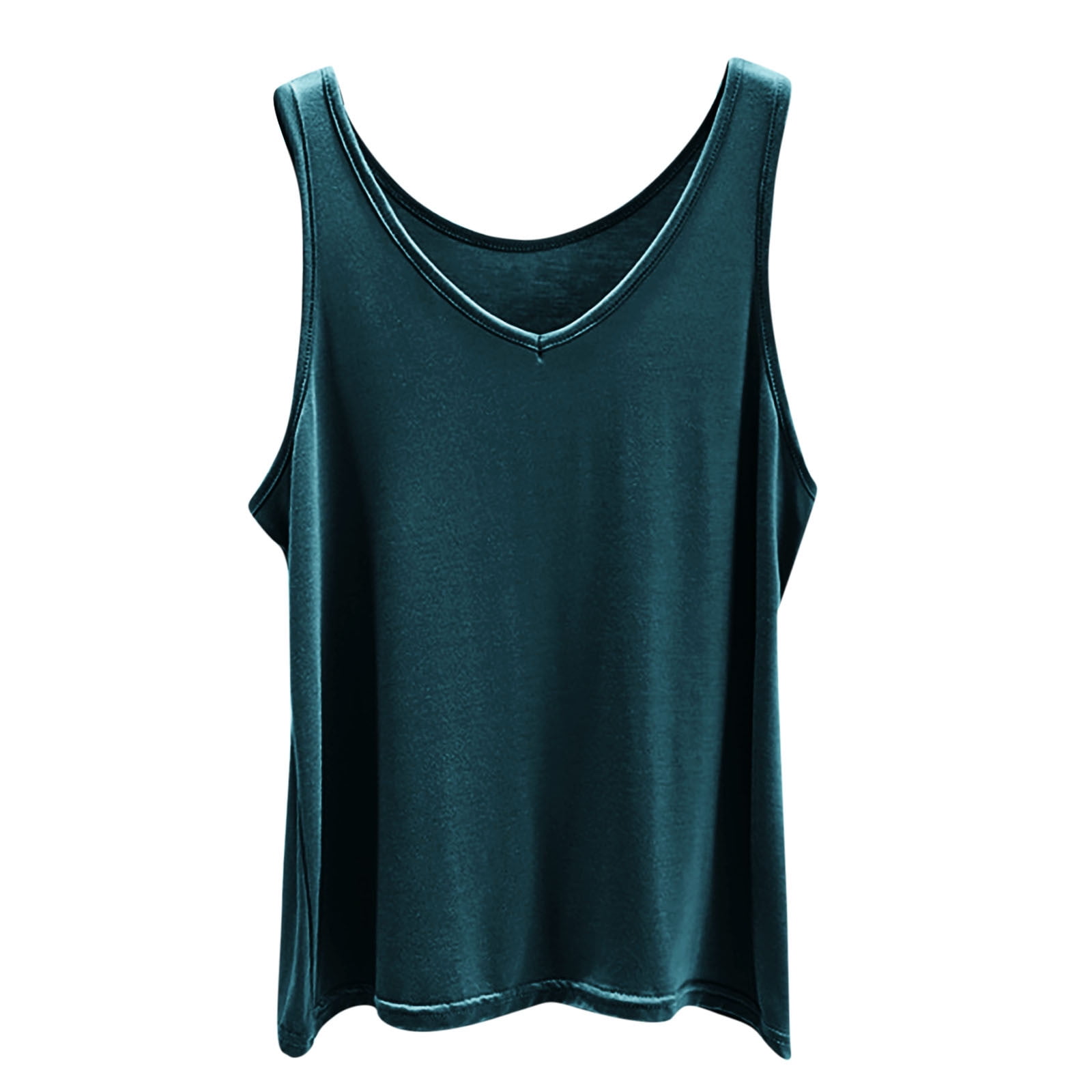 Posijego Women's Pajama Tank Top V Neck Sleeveless Shirts Soft Comfort ...