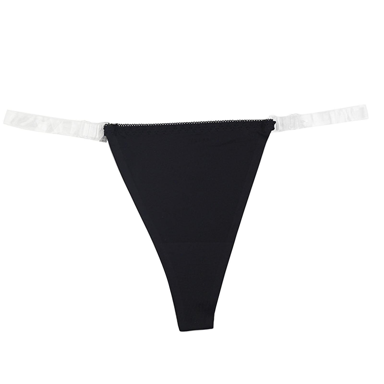 Posijego Women's Seamless Thongs Adjustable G-String Thong Underwear ...
